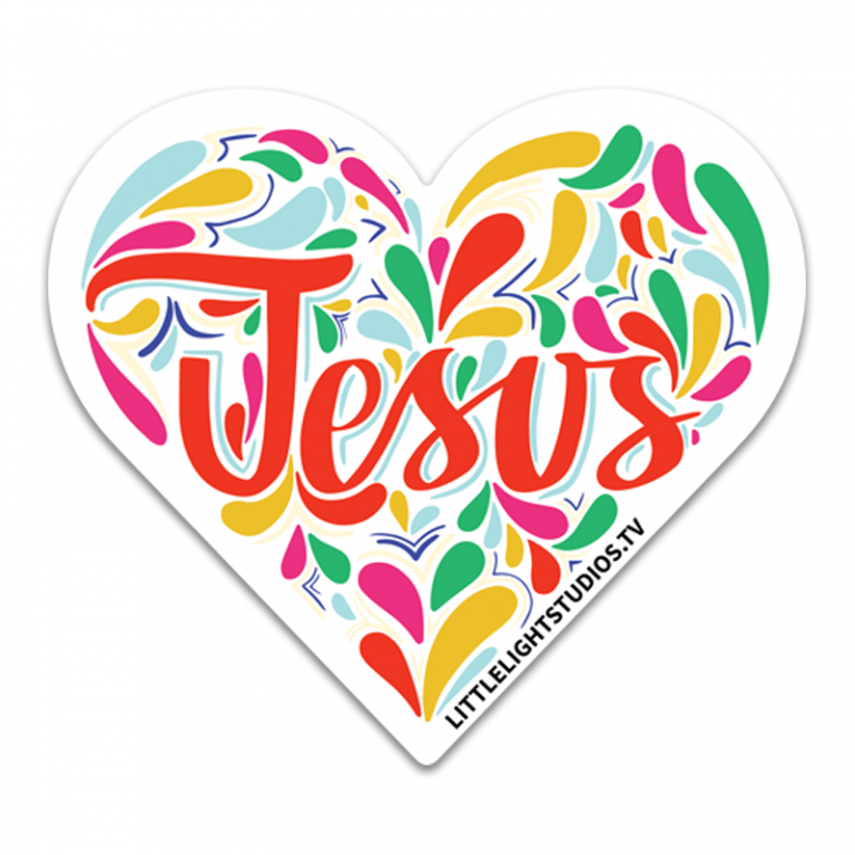 Jesus Sticker - Little Light Studios